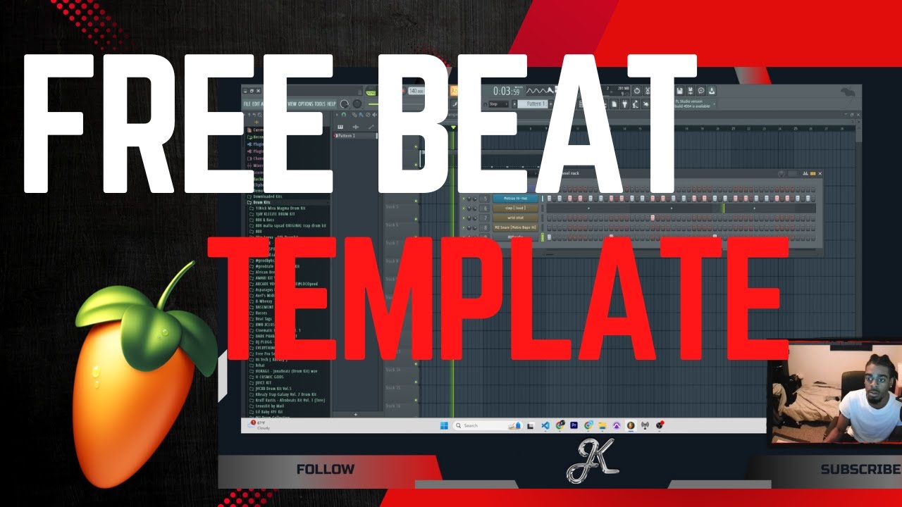 FREE Beat Making Template for FL studio! FREE FLP! Make Beats in ...