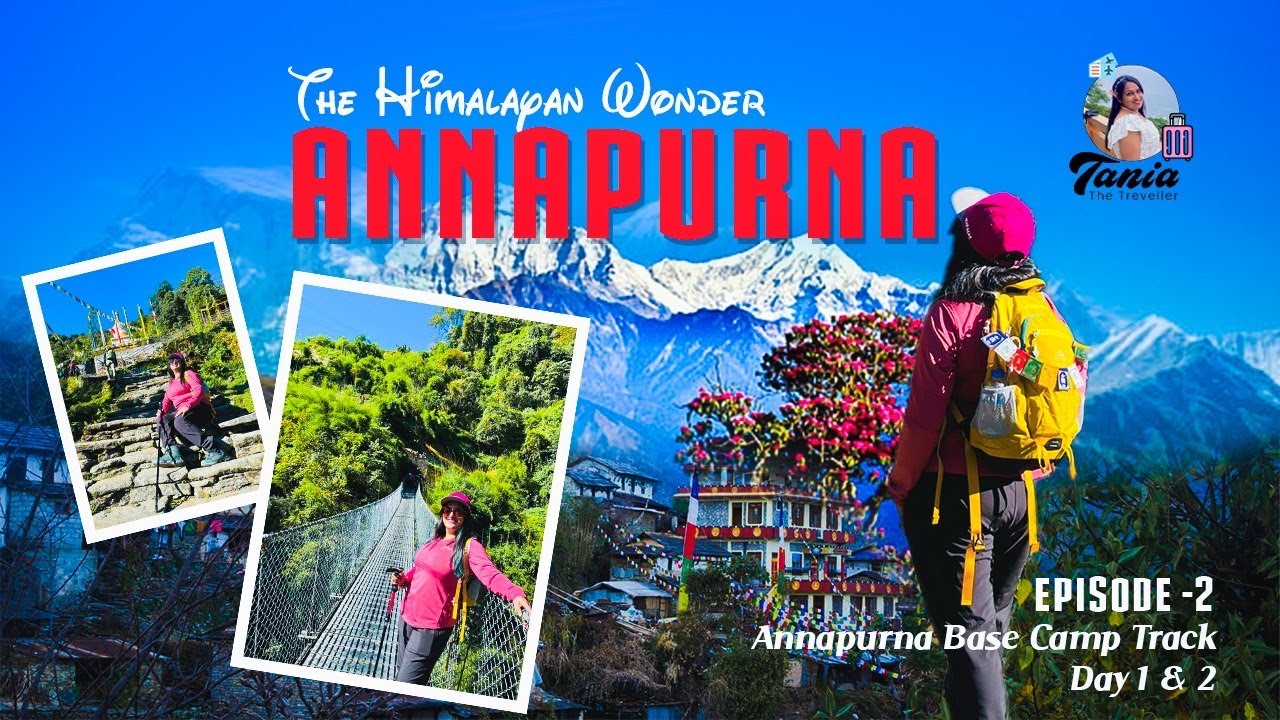 ANNAPURNA base camp trek | Nepal | Hiking Jhinu | Chomrong | Bamboo ...
