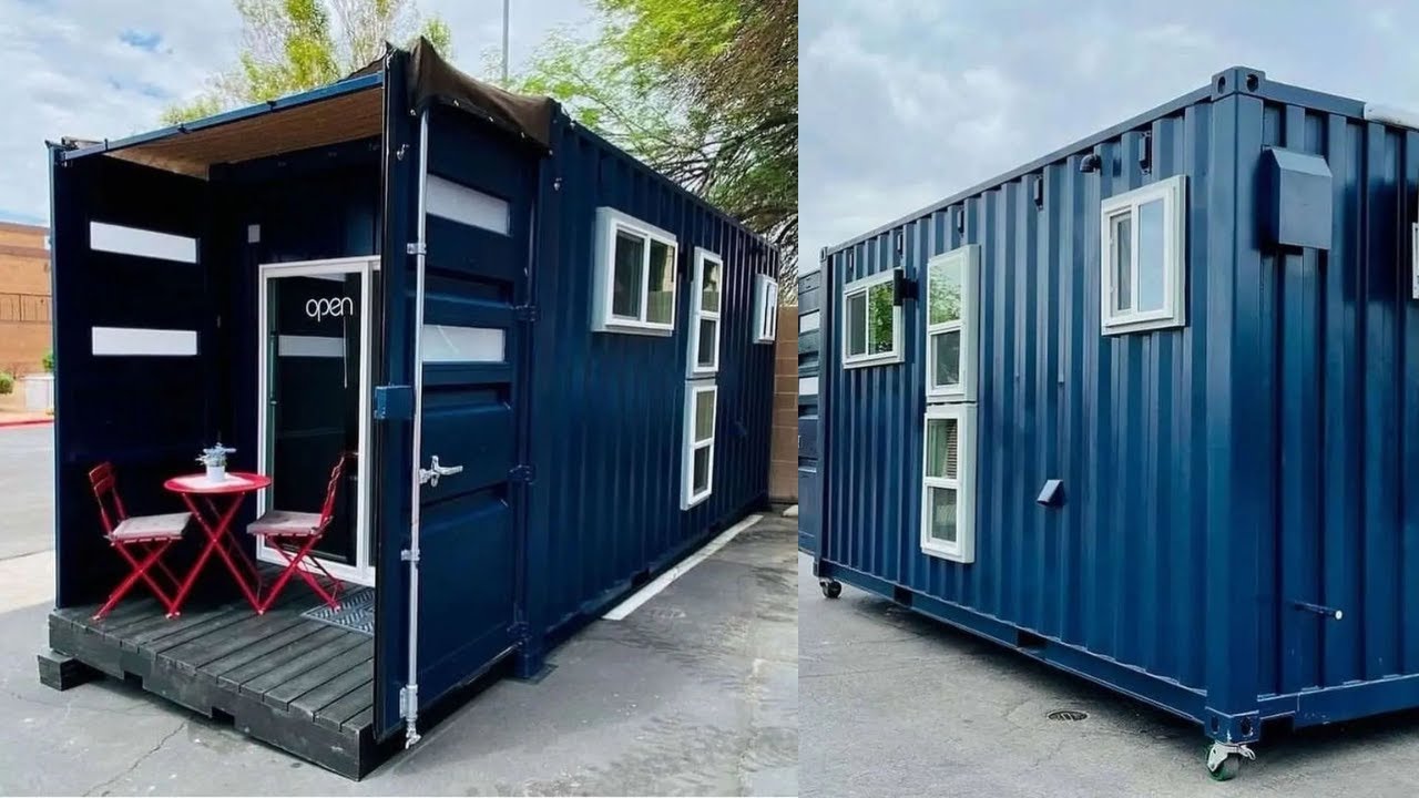 Small but Good - Shipping Container Home - YouTube
