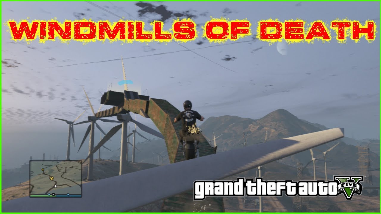 WINDMILLS OF DEATH (ONLINE PLAYER CREATED RACE) GTA V - YouTube