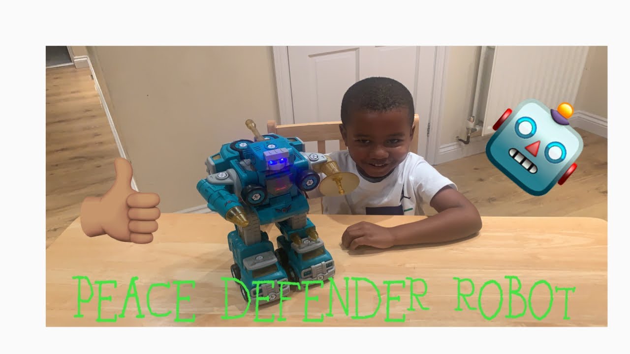 GIFTED A PEACE DEFENDER ROBOT FOR TAHMEL 🤖🤖🤖 - YouTube