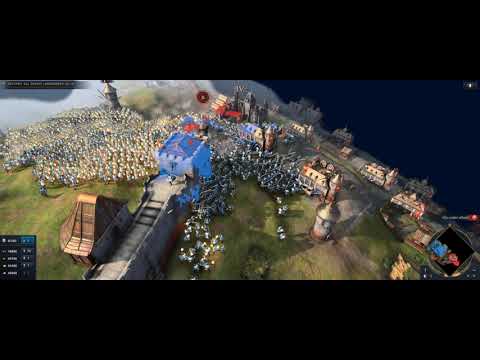 Age Of Empire 4 Population limit cap destroyed , 2000+ army
