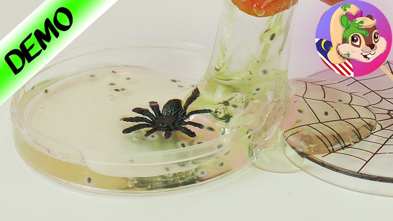 SLIME DALAM BEKAS: TELUR LABAH-LABAH! Gelinya? Glibber Slime dalam ...