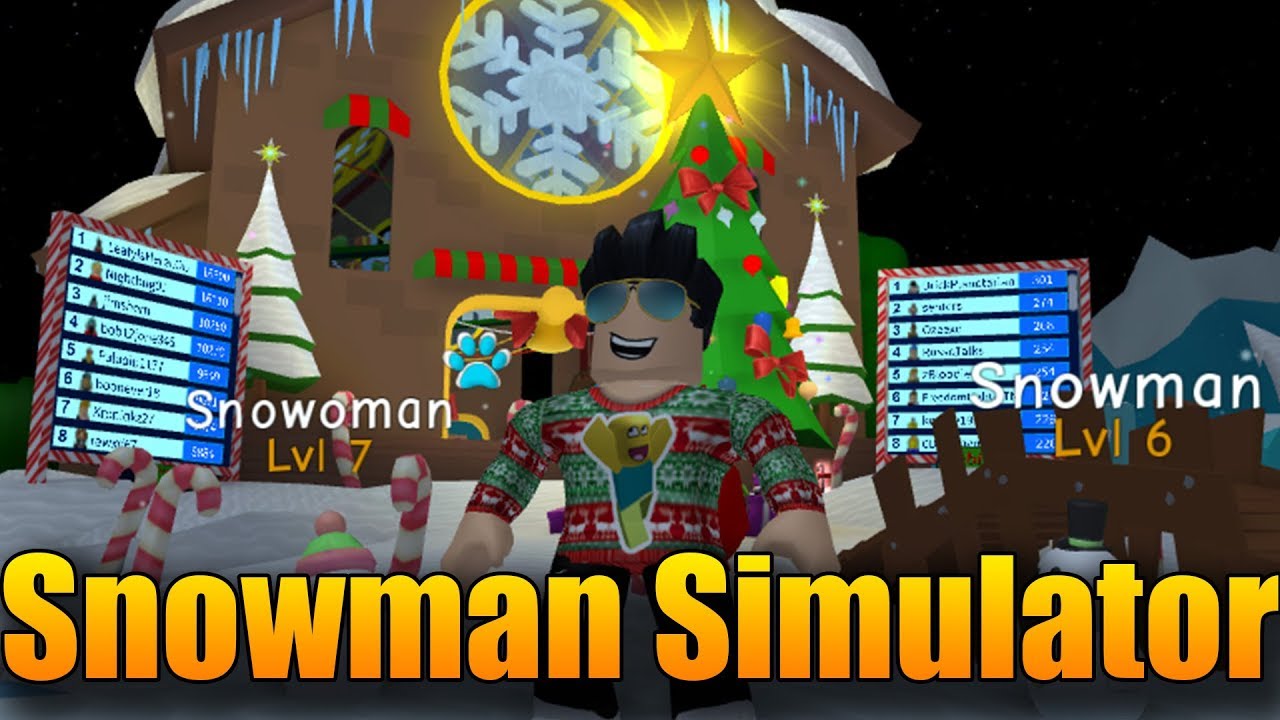 STAVÍM TOHO NEJVĚTŠÍHO SNĚHULÁKA!😱😍 | ROBLOX: Snowman Simulator - YouTube