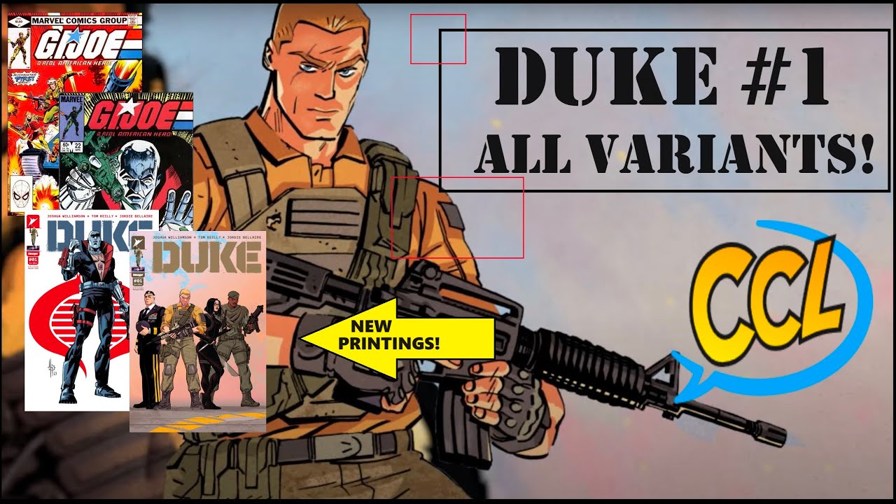 DUKE #1 by Skybound Variant Cover Checklist! All Variants Revealed! G.I ...