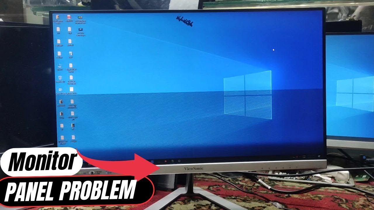 Fix Viewsonic Monitor Panel Line Issue Fast | DIY Repair 2024 | Created ...