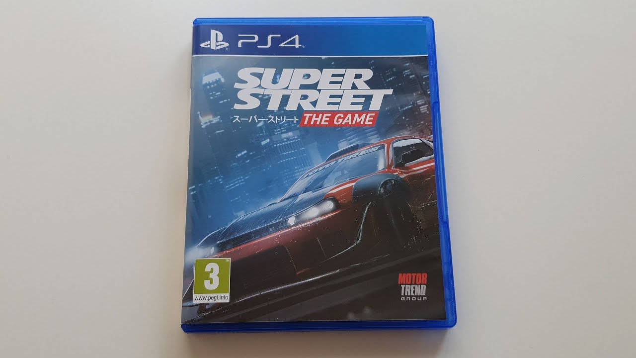Super Street The Game PS4 Unboxing - YouTube