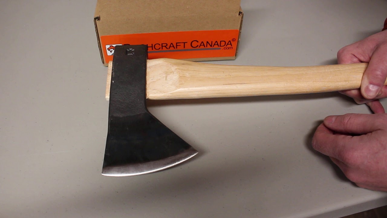 Council Tool Soort Utility HB axe view by www bushcraftcanada com - YouTube