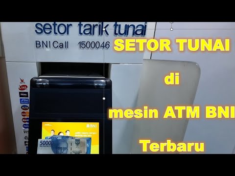 Cara SETOR TUNAI melalui mesin ATM BNI Terbaru | nabung gak perlu antri ...