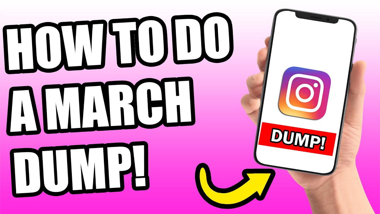 How To Do A March Dump On Instagram (After New Update) - YouTube