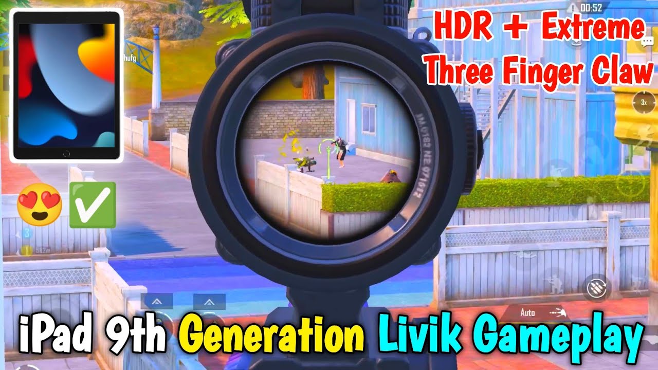 😍 iPad 9th Generation Livik Gameplay | HDR Extreme Three Finger Claw ...