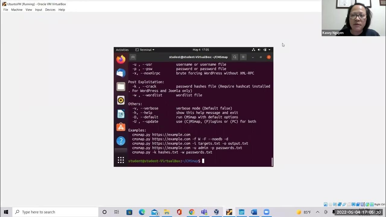 CIS30C Lab 11: CMSMap and SQL injection in Python - YouTube