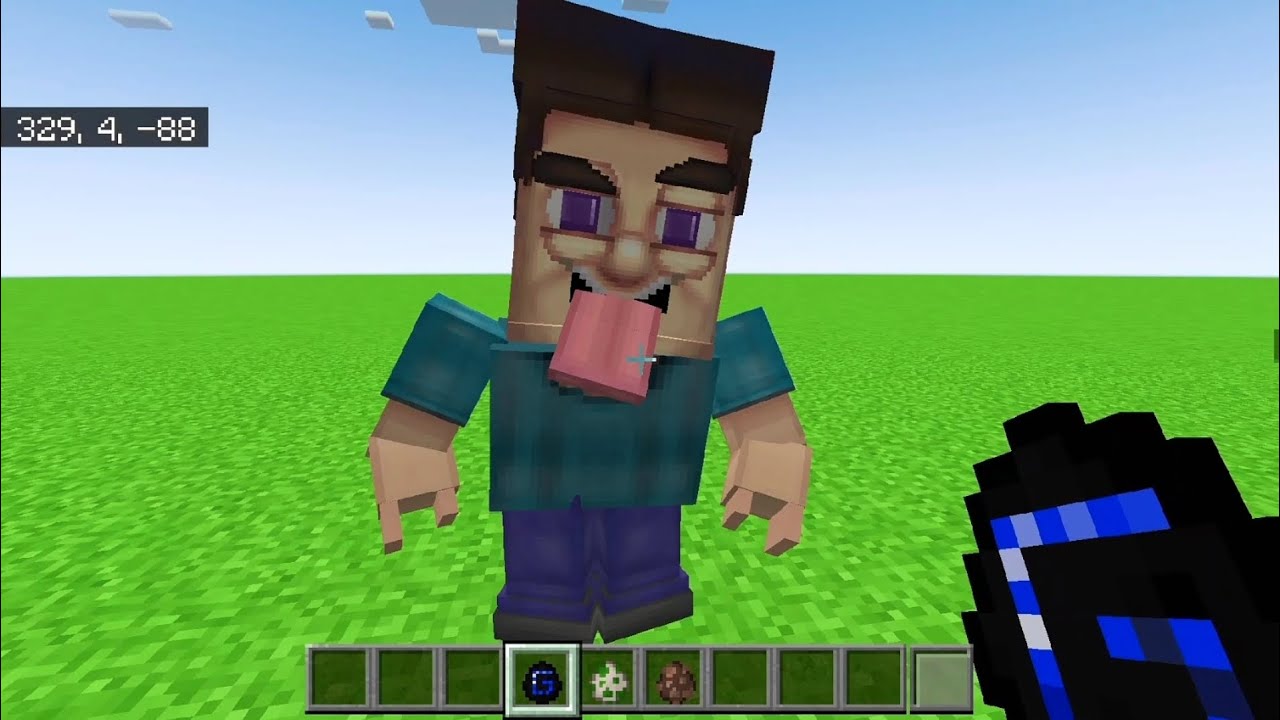 Grotesque Steve Addon Minecraft PE - YouTube