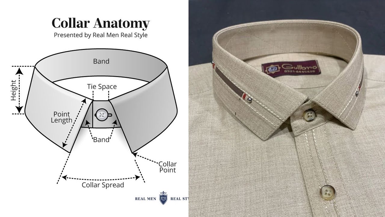 How to cut and sew a PERFECT SHIRT COLLAR (beginners guide) - YouTube