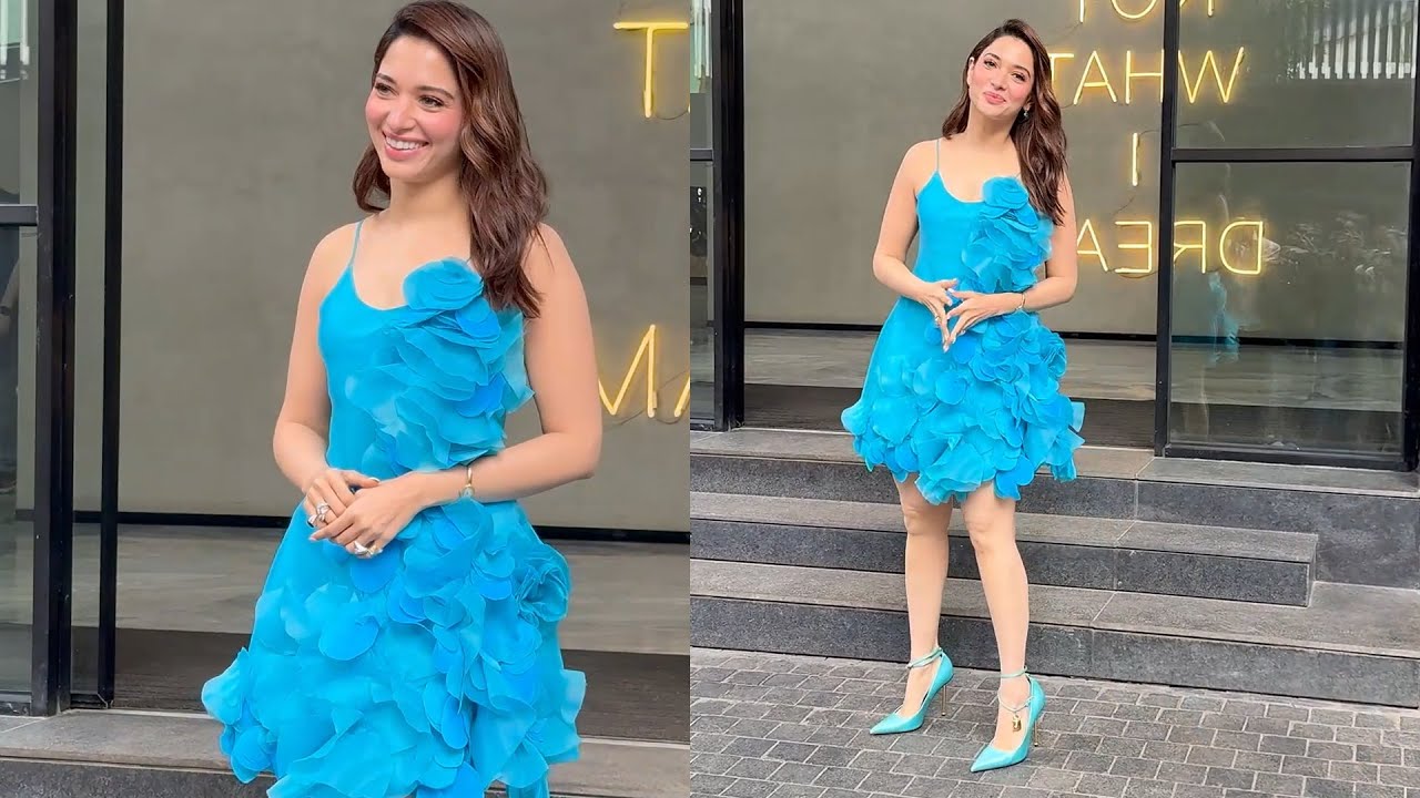 Tamannaah Bhatia Spotted At Excel Office Bandra - YouTube