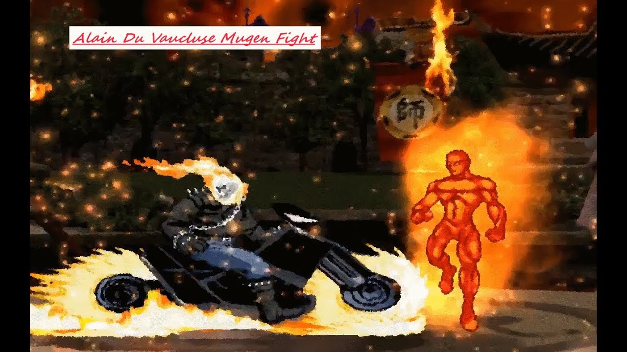 Human Torch Vs Ghost Rider