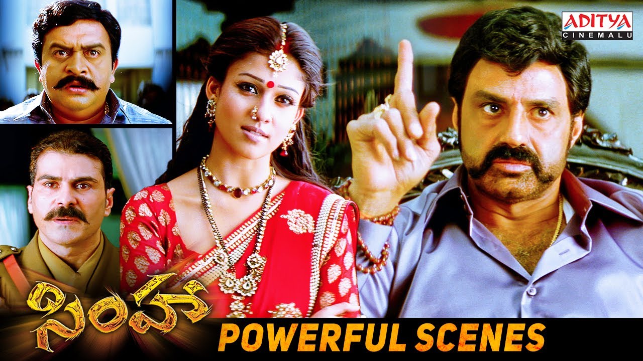 Simha Superhit Movie Powerful Scenes | Balakrishna | Nayanthara | Sneha ...