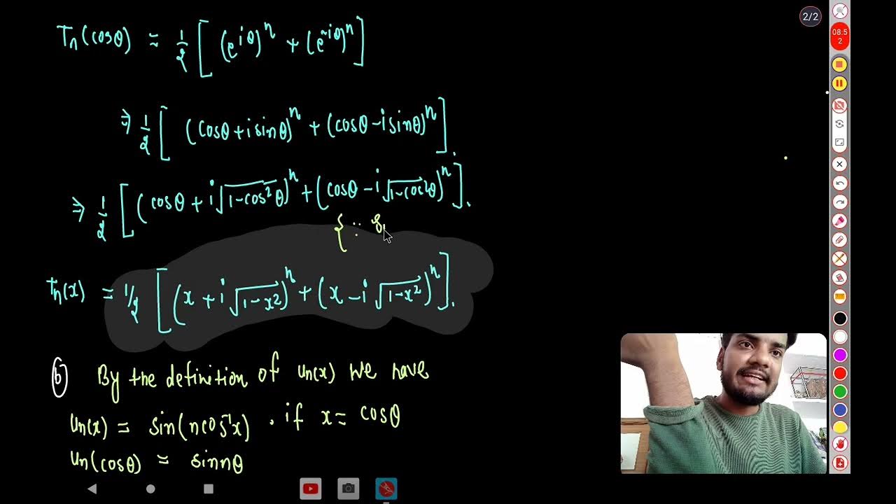 chebyshev polynomials Unit 3 Lecture 2 ( Mgsu) M.sc second semester.By sumit Swami - YouTube