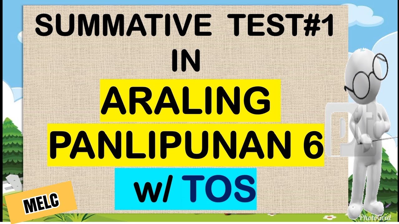 AP 6 SUMMATIVE TEST #1 2ND QTR MELC - YouTube