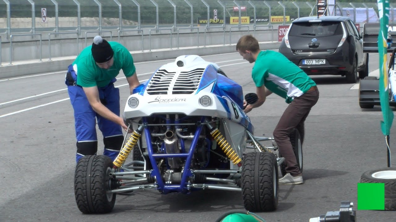 Crosskart race in Parnu - YouTube