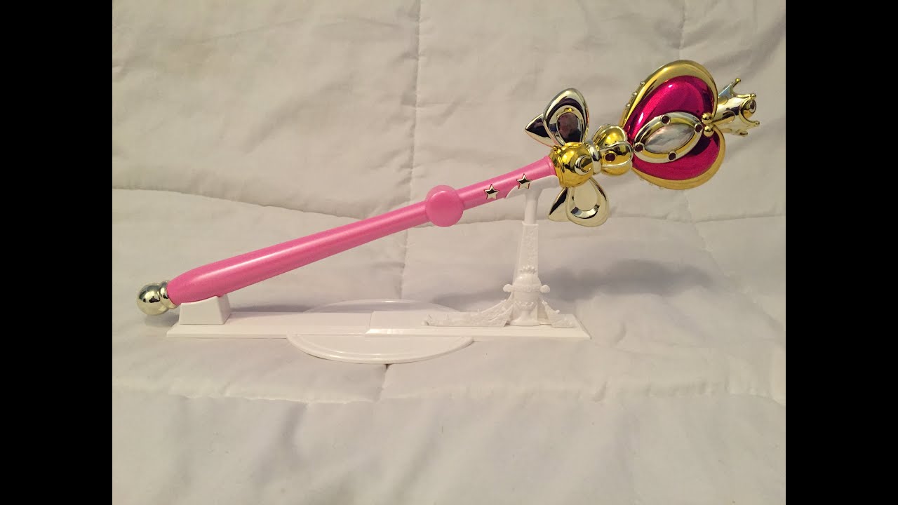 Sailor Moon Spiral Heart Moon Rod Proplica - YouTube