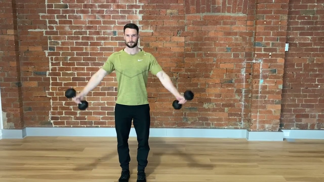 Dumbbell scaption raise - YouTube