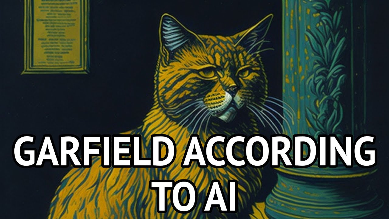 Garfield the cat in the styles of 30 artists, according to AI | A ...