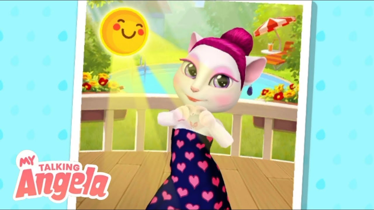 💛My Talking Angela🧡Heart Dress👗 |Chamor Games - YouTube