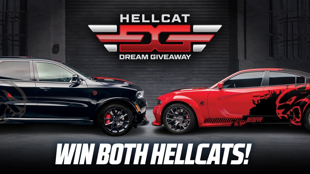 Hellcat Dream Giveaway Grand Prize: TWO HELLCATS! 2021 Durango Hellcat ...