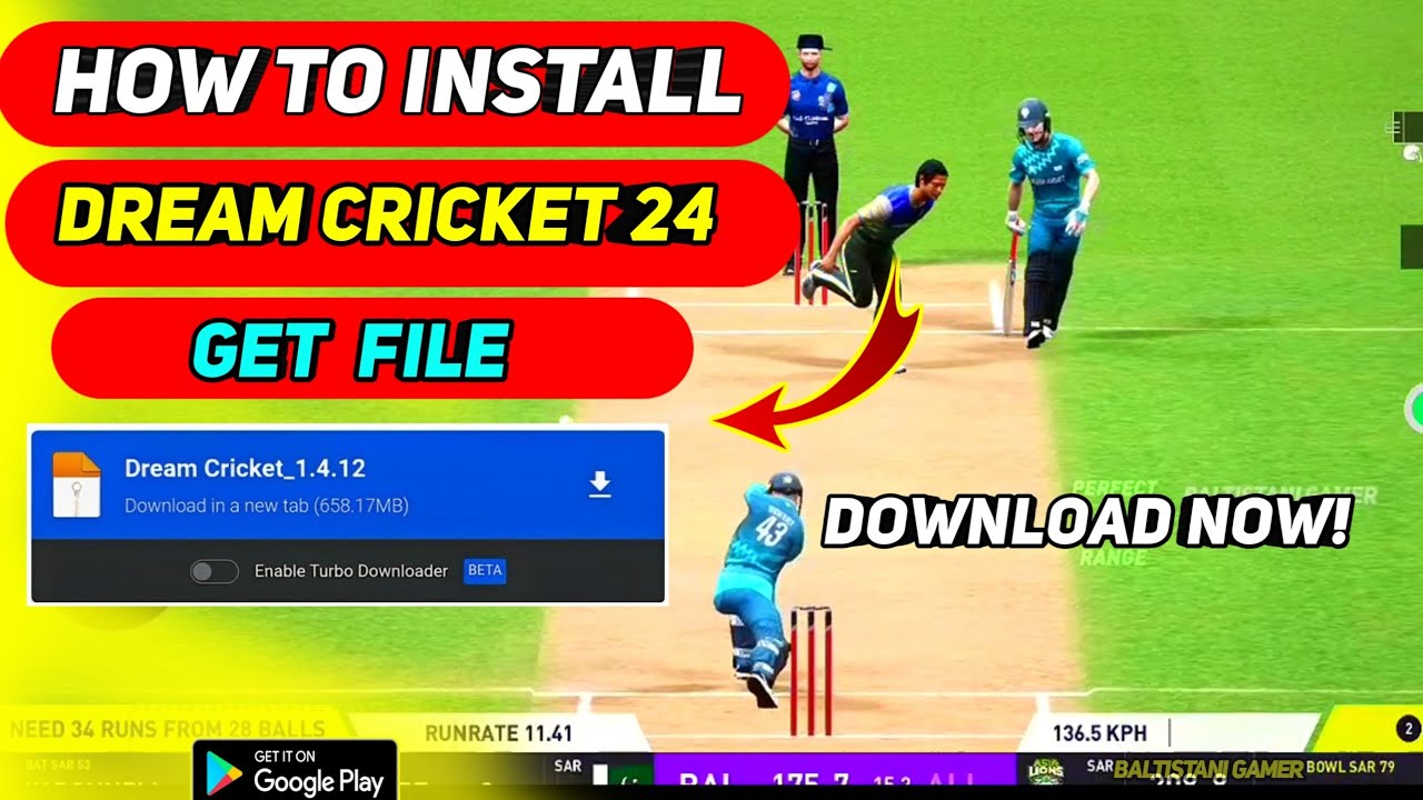 How to install Dream Cricket 24 🔥🥳 Dream Cricket 24 Download File 🔥 ...