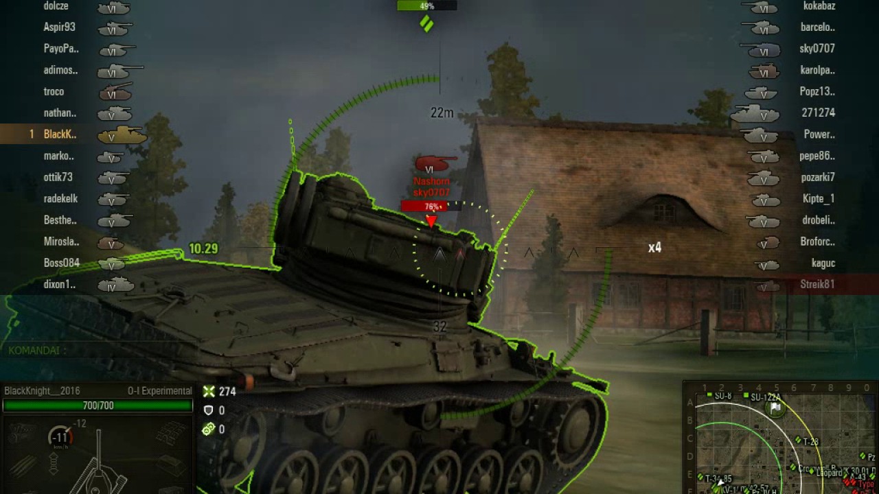 Wot: O-I Exp gameplay. - YouTube