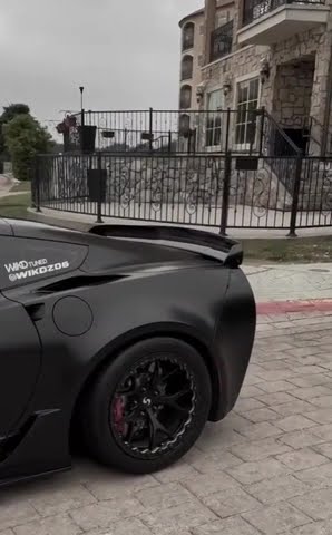 procharged c7 z06 chevy corvette with exhaust idle and walkaround - YouTube
