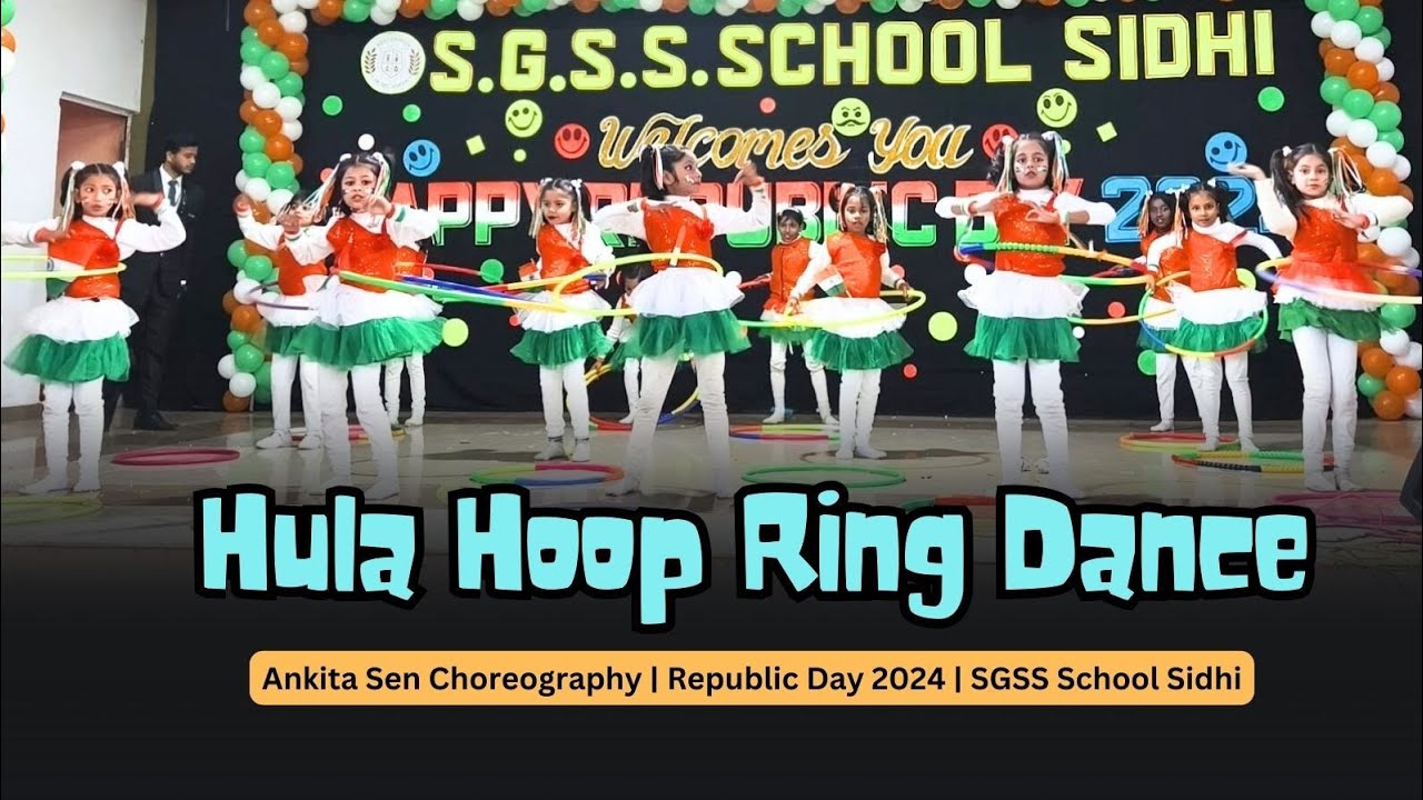 Hula Hoop Ring Dance | Ankita Sen Choreography | Republic Day 2024 ...