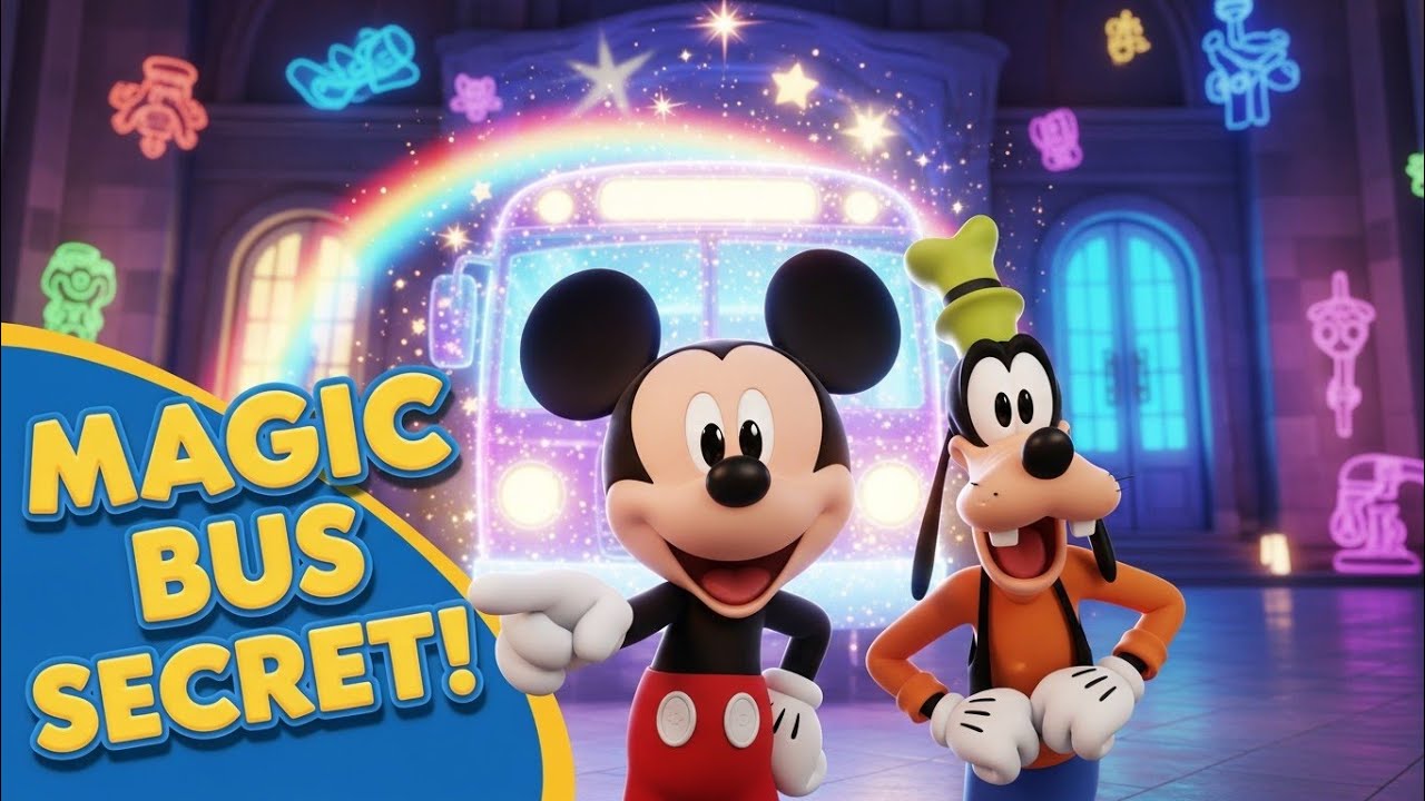Mickey & Goofy’s Magic Bus Mystery 🚌 | Secret Museum for Kids - YouTube