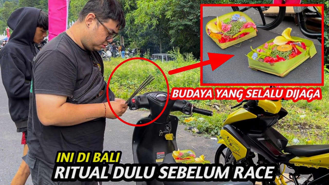 BUDAYA BALI ️ini RITUAL Yang DILAKUKAN SEBELUM BERLAGA, Dupa + Sesajen ...