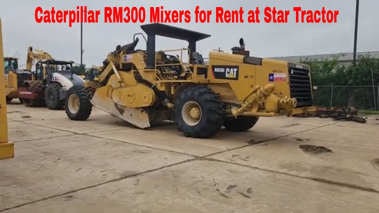 Cat RM300 Mixer – Built for Soil Stabilization and Full-Depth ...