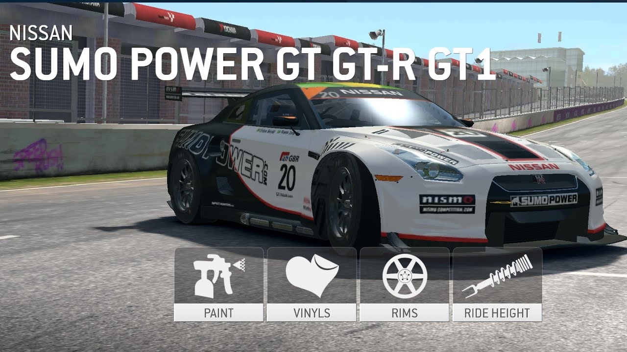 NISSAN ( SUMO POWER GT GT-R GT1) Real racing 3 gameplay - YouTube