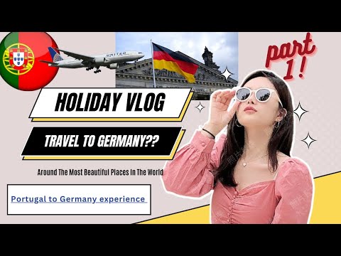 sudden vacation | Portugal airport | Lisbon to Germany Airplane ...