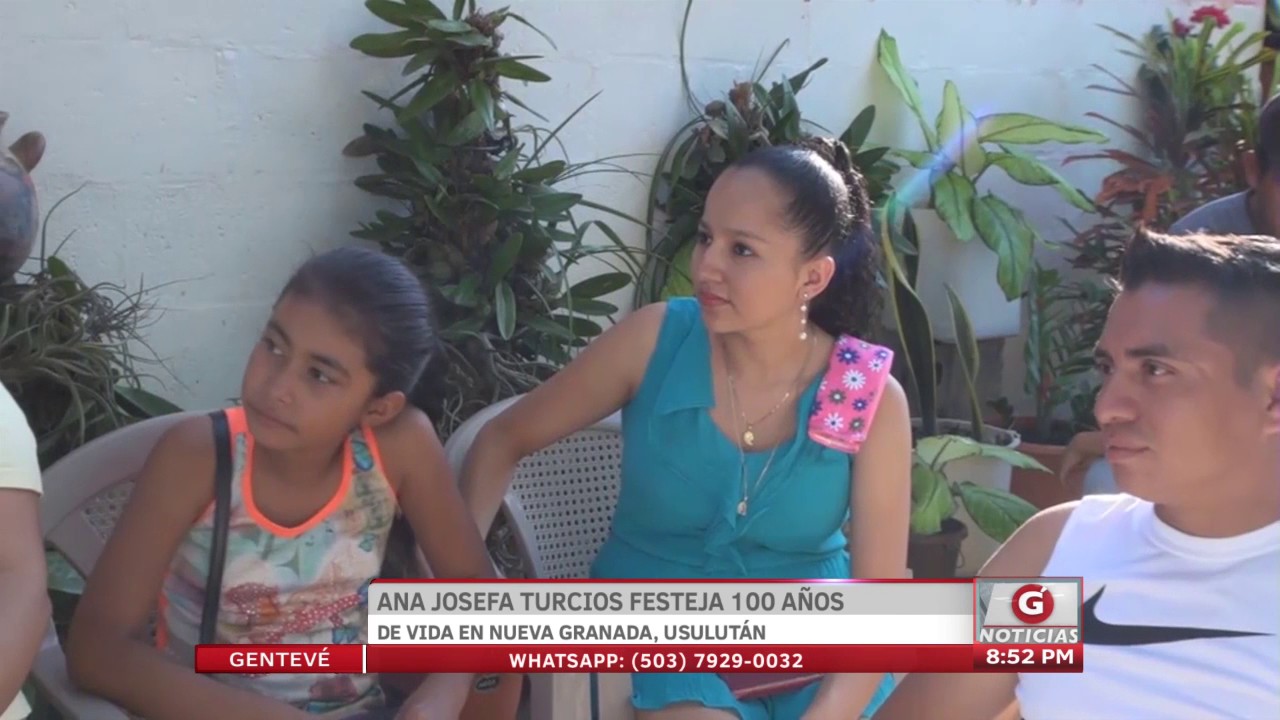 Ana Josefa Turcios festeja 100 años de vida en Nueva Granada, Usulután ...