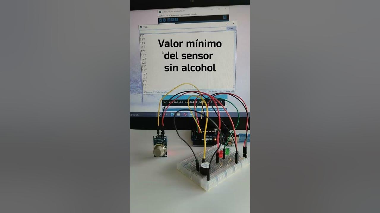 Alcoholímetro Arduino Variables Arduino - YouTube