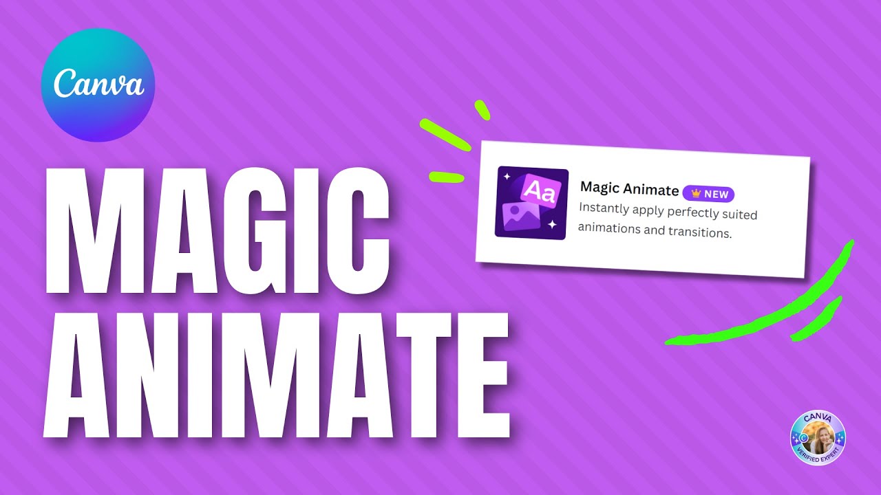 MAGIC ANIMATE הנפשות קסם בקאנבה - YouTube