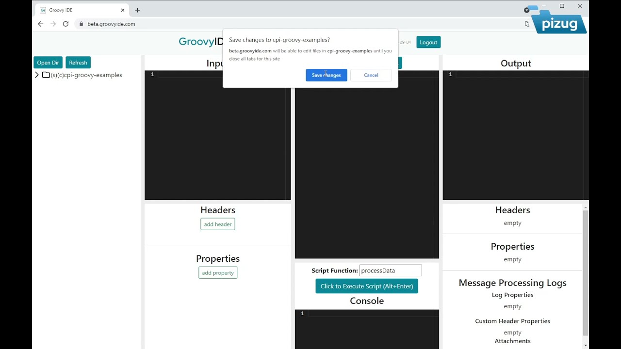 Groovy IDE v2 beta with Local File Support - YouTube