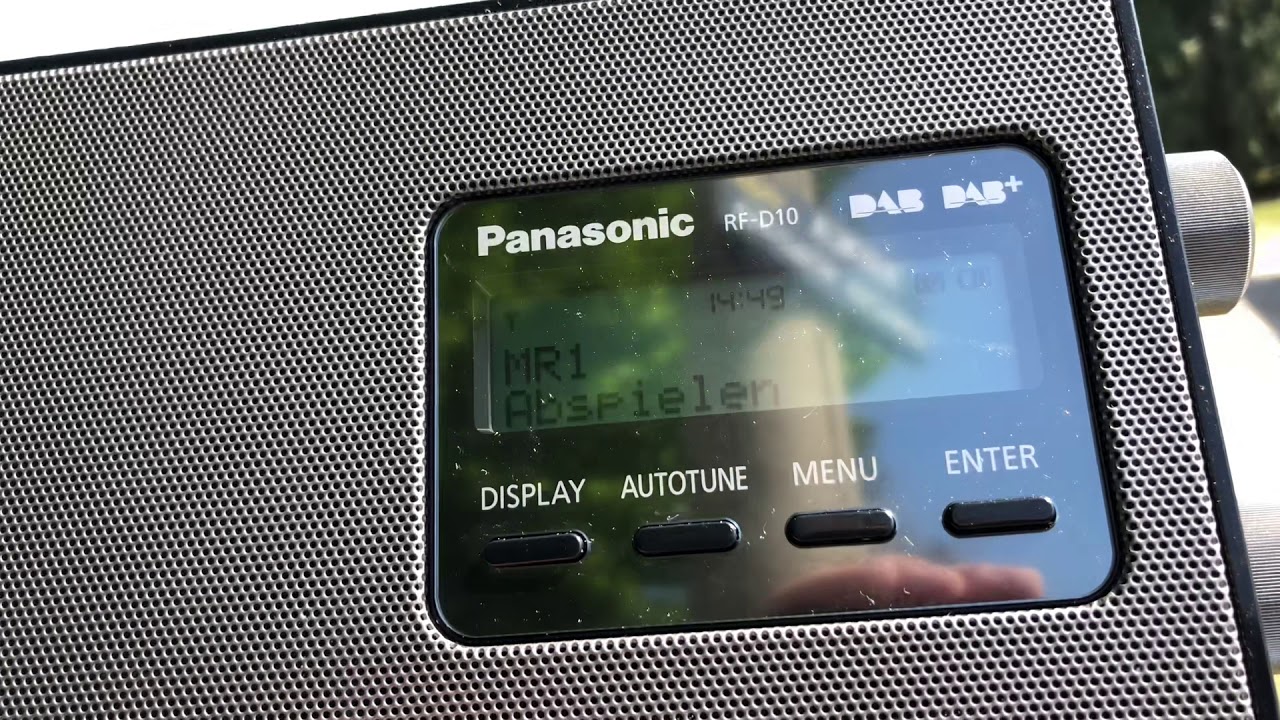DAB reception test - Philips vs. Panasonic 1/2 - YouTube