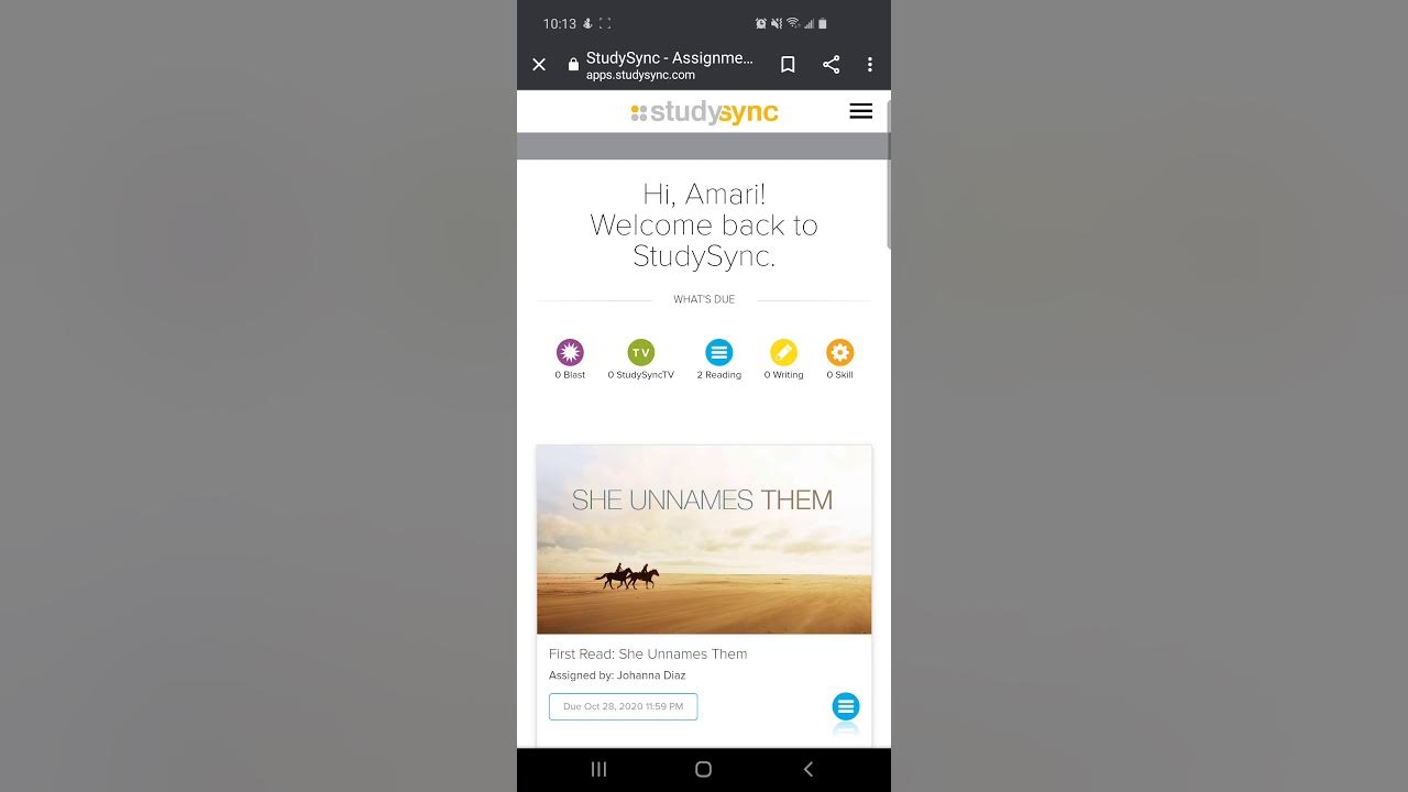 How to Access and Complete Assignments in StudySync - YouTube