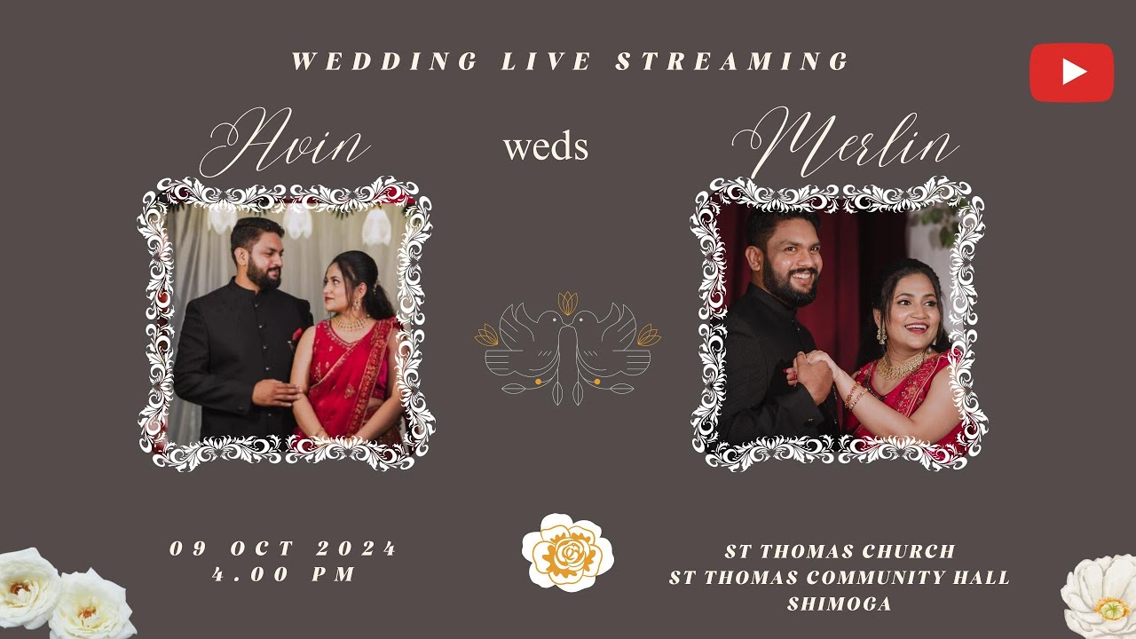 Avin Raj weds Merlin Mathew - YouTube
