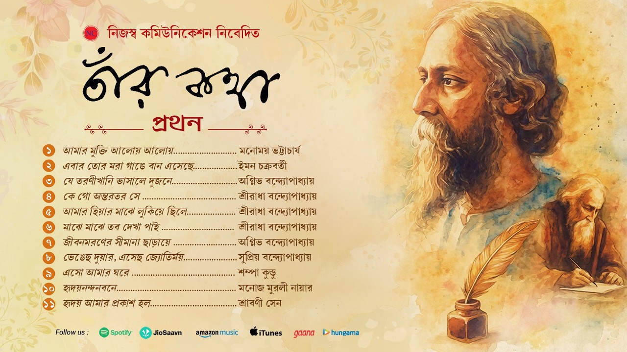 Rabindrasangeet Jukebox | TNAR KATHA Prothon Volume -1 | Nijoshyo ...