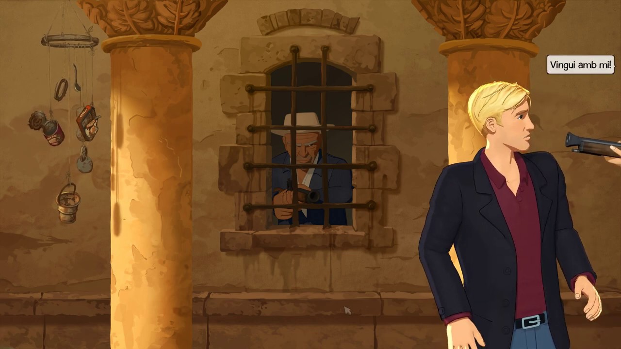 Broken Sword 5 - the Serpent's Curse #11 - Spain, Goat puzzle, Statues ...