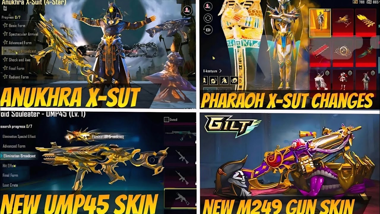 Anukhra X-Suit 😍 3D Leaks | Entry Emote | X-Suit UMP Upgrade | Ultimate ...
