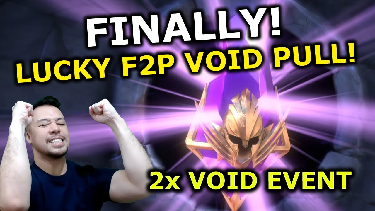 GOT MY MOST WANTED VOID EPIC! LUCKY F2P VOID PULL! 2x VOID EVENT! RAID Shadow Legends - YouTube