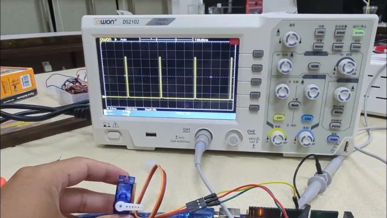PWM demonstration for Servo position control with Arduino - YouTube